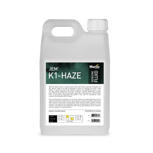 Noleggio Liq. Martin K1 Haze tanica 5 litri fumo ambiente - AUDIOLUX ...